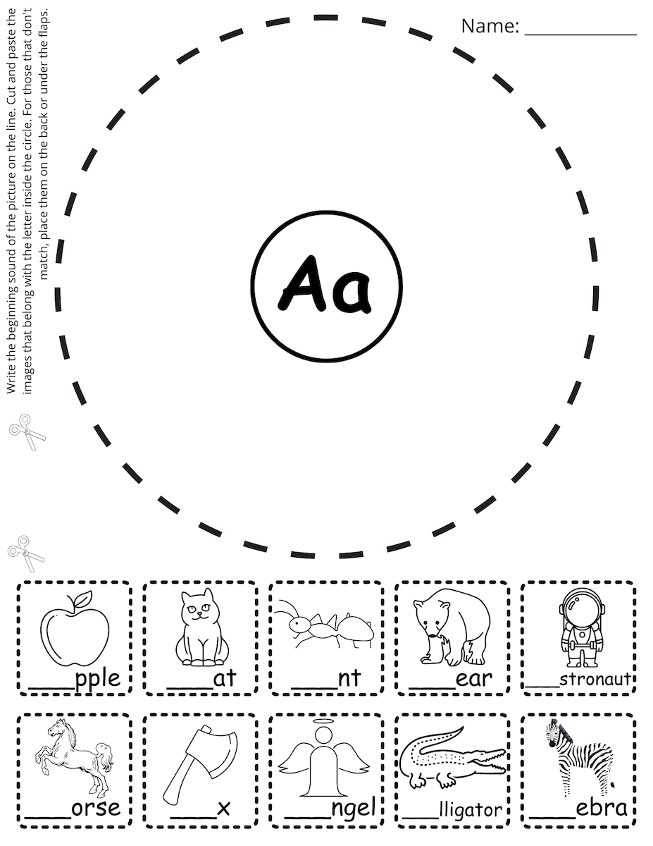 Circle Map Alphabet Letter Book - Engage the Stages