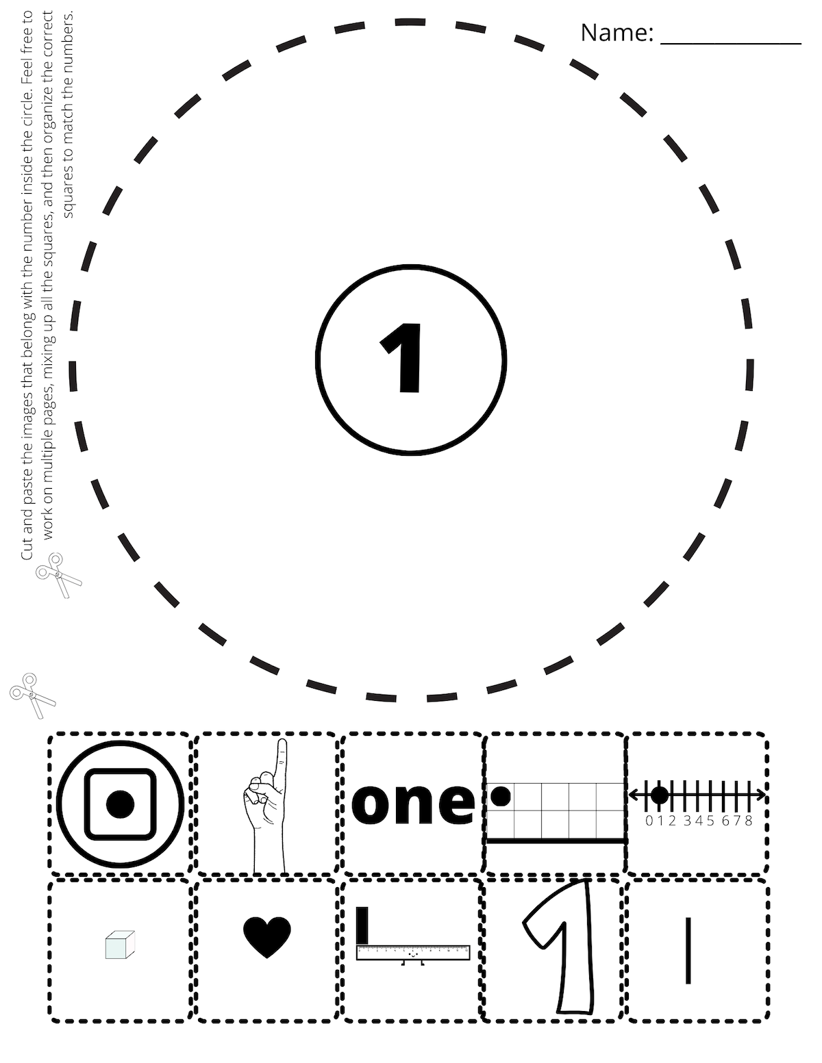 1-10 Number Circle Map Book - Engage the Stages